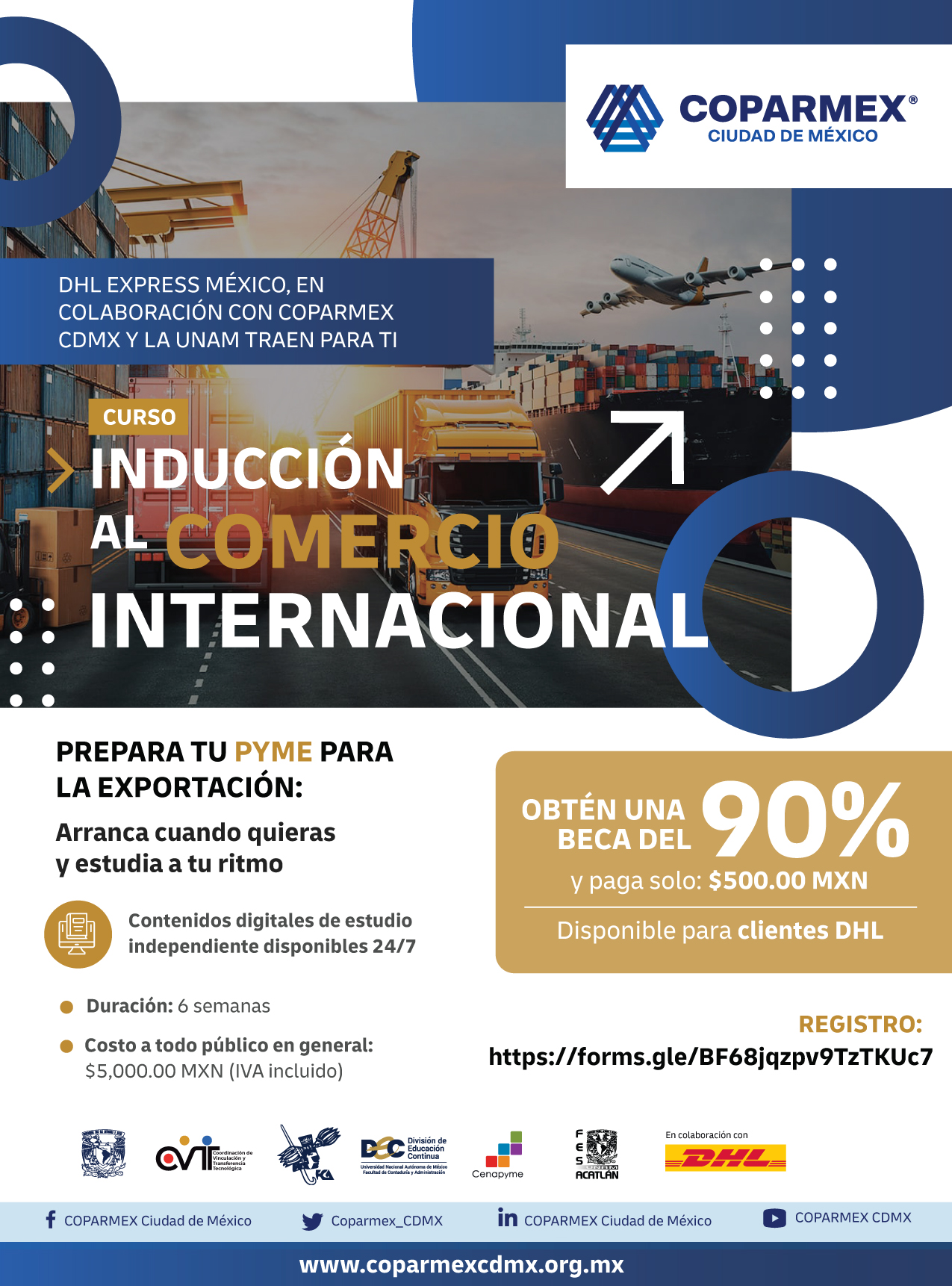 Curso Inducción al Comercio Internacional | Enlace UNAM